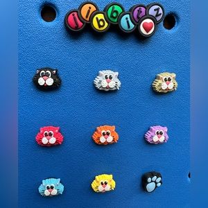 Jibbitz | Accessories | Orange Cat Face Jibbitz For Crocs | Poshmark